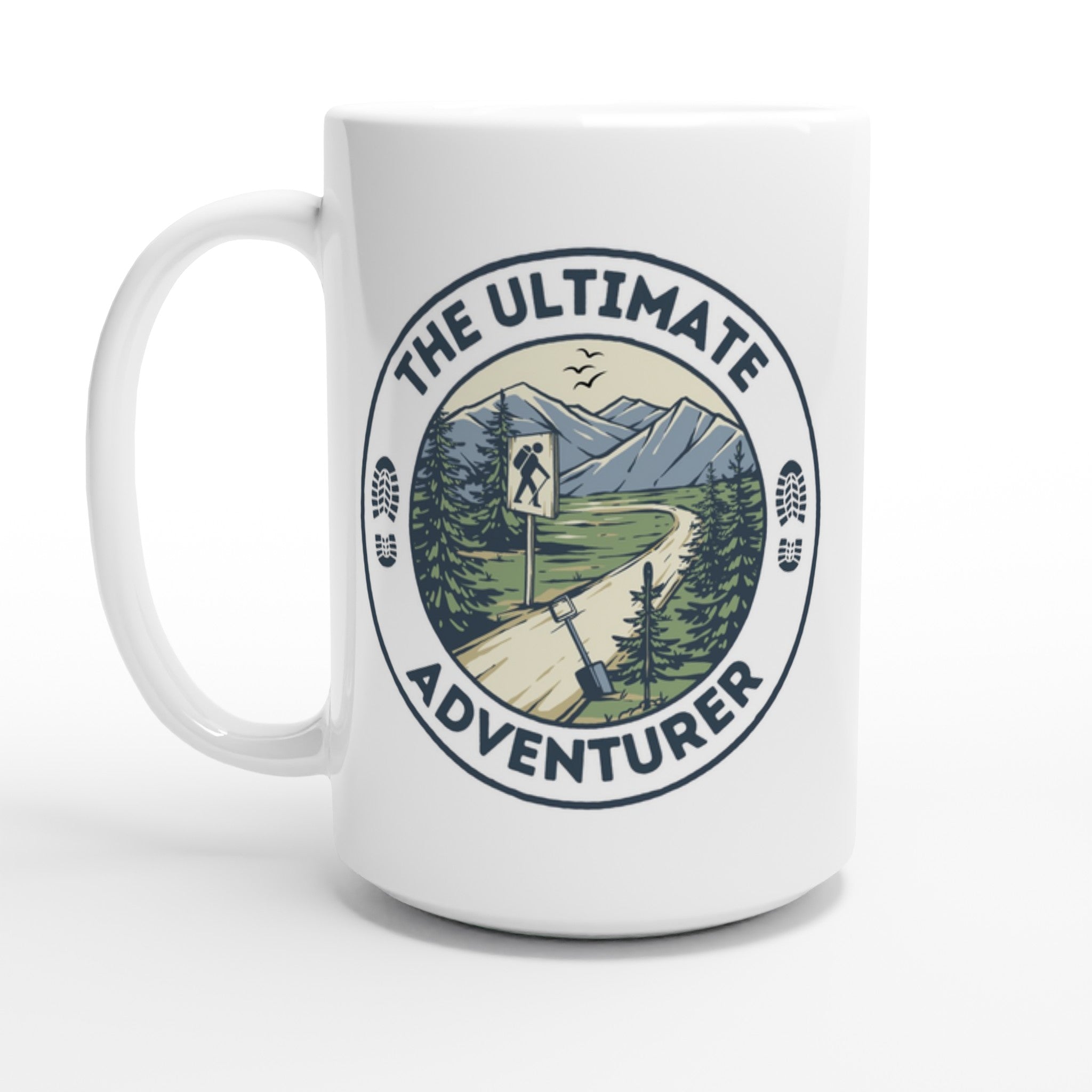 The Ultimate Adventurer White 15oz Ceramic Mug – My Adventure Challenge LLC